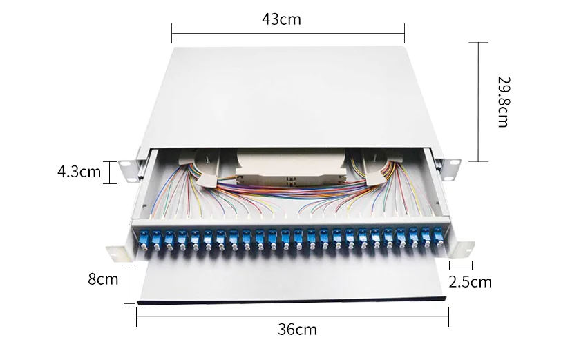 Fiber Patch Panel ODF 48 Core SM FC PC - Foclink Quality