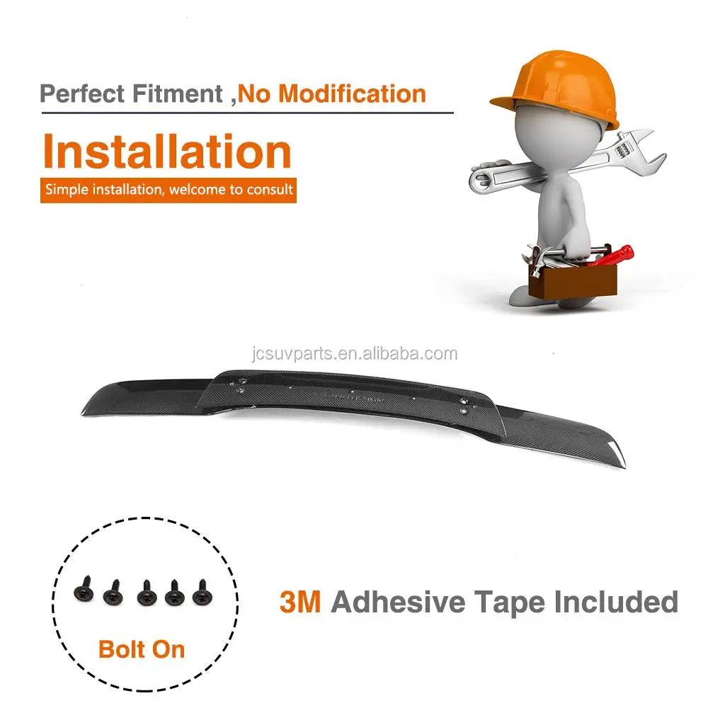 Carbon Fiber Rear Trunk Boot Spoiler For Ferrari 458 Italia Base Coupe ...