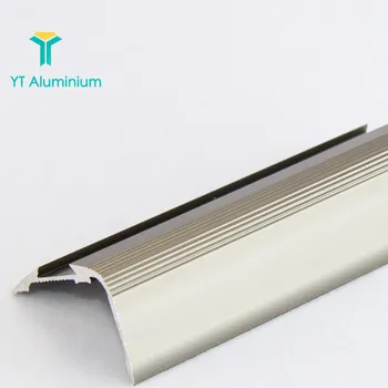 Aluminum Bullnose Stair Nosing Stair Treads For Anodized Bronze Floor ...