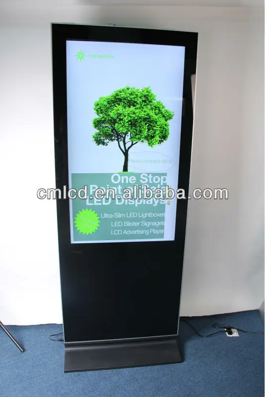 Double Sided Advertisement LCD LED Screen Stand 47 Inch
