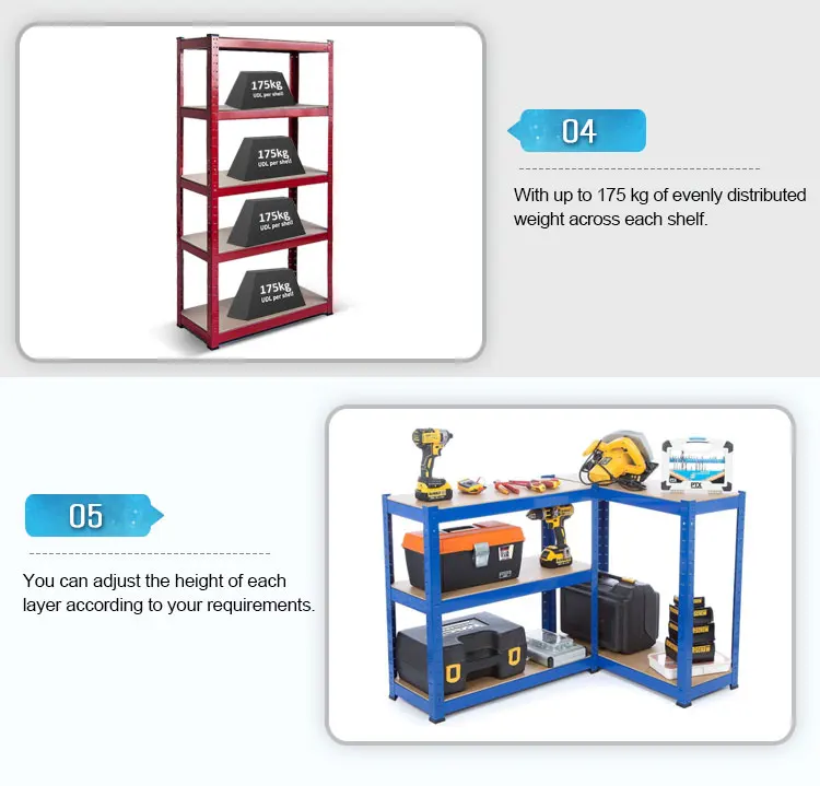 Bolt Free 175 Kg Load Capacity Shelf Shelving Unit - Buy Shelf Shelving ...