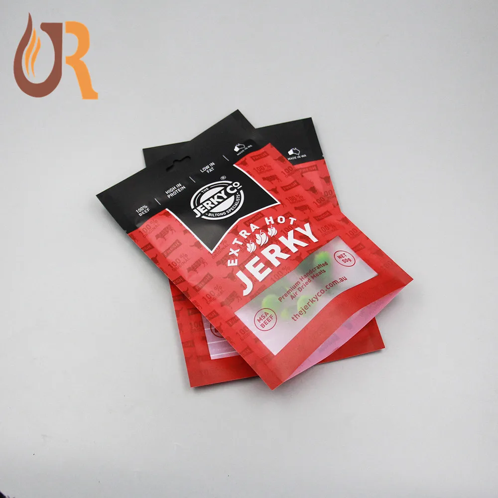 Custom Ziplock Beef Jerky Packaging Bag With Logo - Buy Jerky Bag,Beef ...