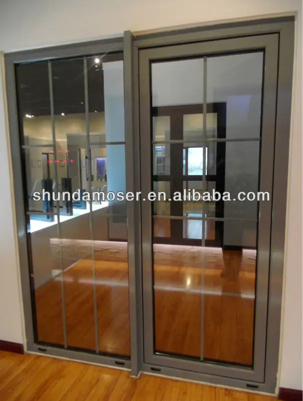 MOSER German style wood door with aluminium cladding, Double Glazed ...