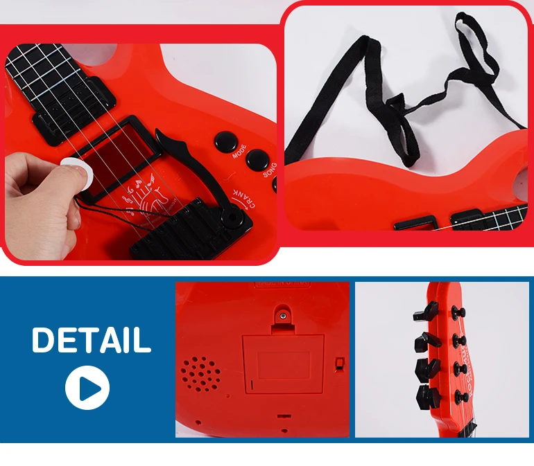 High Quality Best Sound Music Instruments Guitar Electronic Toy For ...