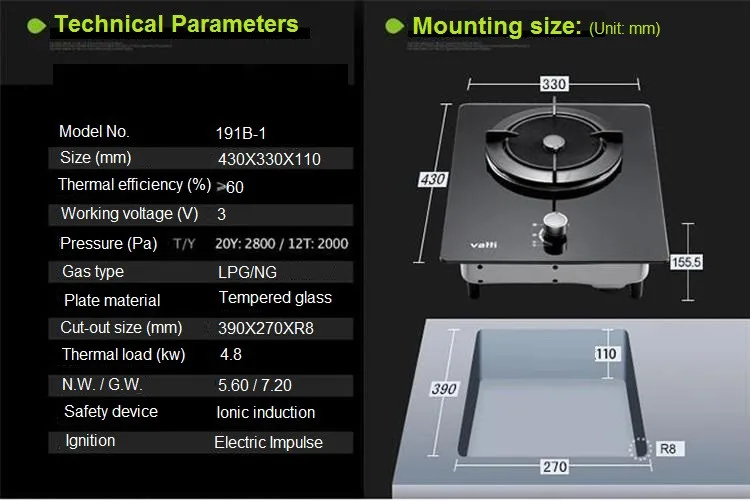 Ceramic Infrared Small Single Burner Gas Stove - Buy Ceramic Gas Stove ...