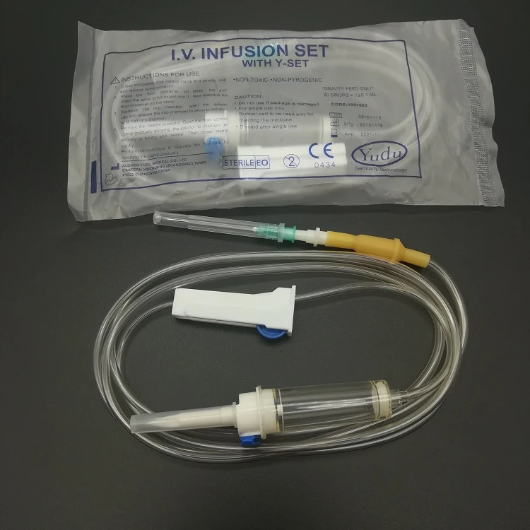 Disposable IV Infusion Set - CE Certified Medical Device for Safe Fluid ...