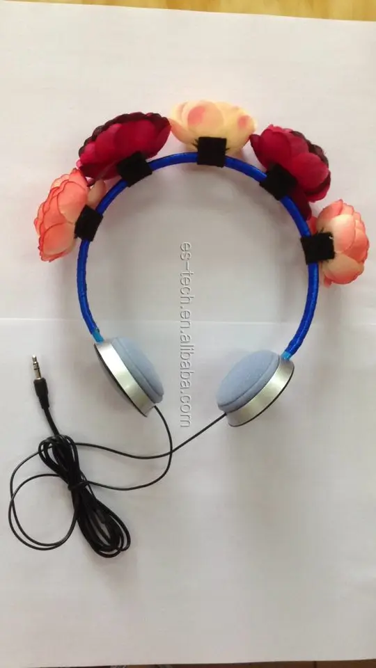 Headphone With Decorate - Buy Bow Headphone,Girl Headphone With Bow And ...