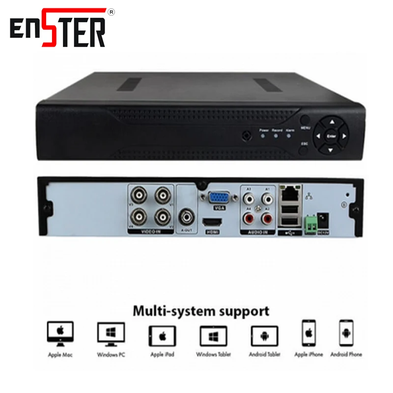 Enster Cctv Security System Dvr With 4 Channels 4m Ex-sdi / Hd-sdi / Ip ...