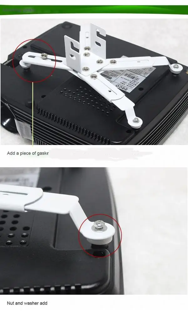 Projection Mount for Both Wall and Ceiling Projector Mounts