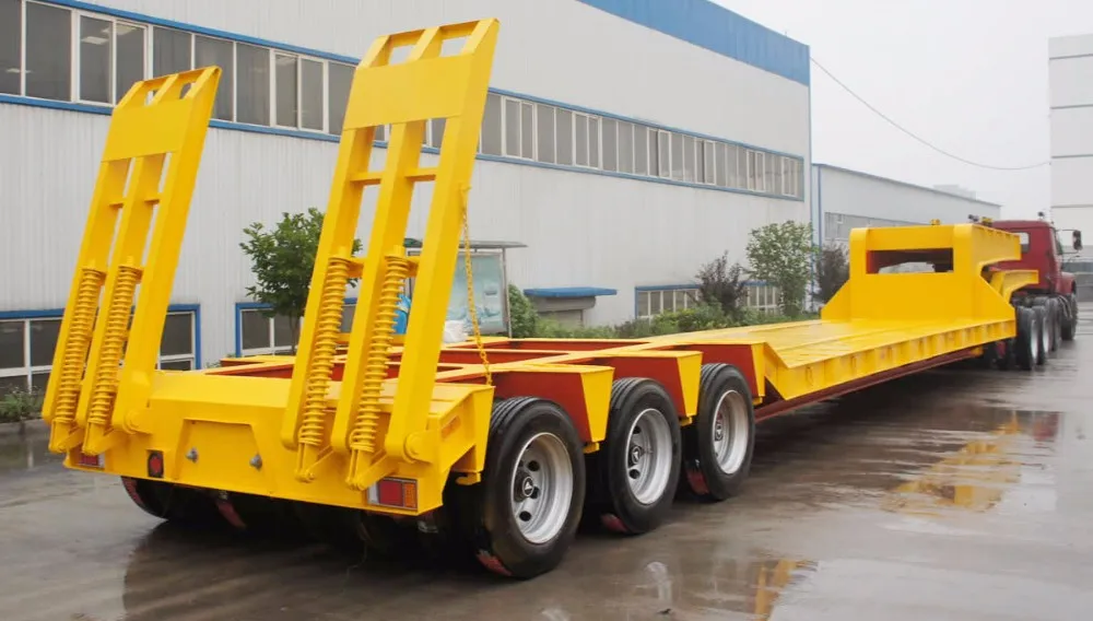 Heavy duty 80 tonnen 100 tonnen tieflader lkw dolly auflieger für ...
