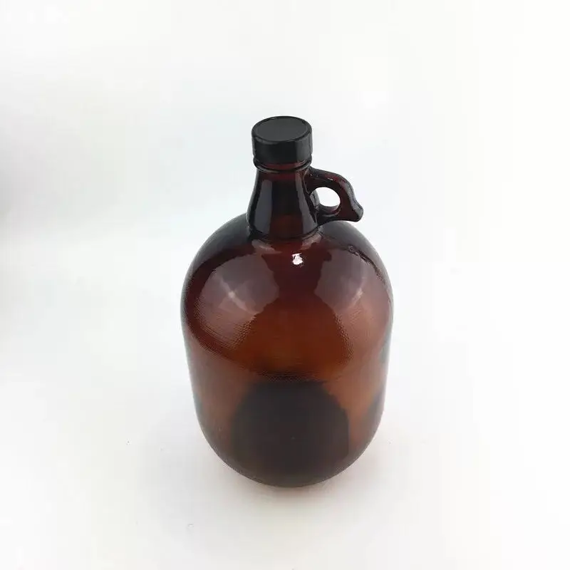 1 gallon 1/2 gallons 2L 4L en verre ambré pichet vin bouteille de ...