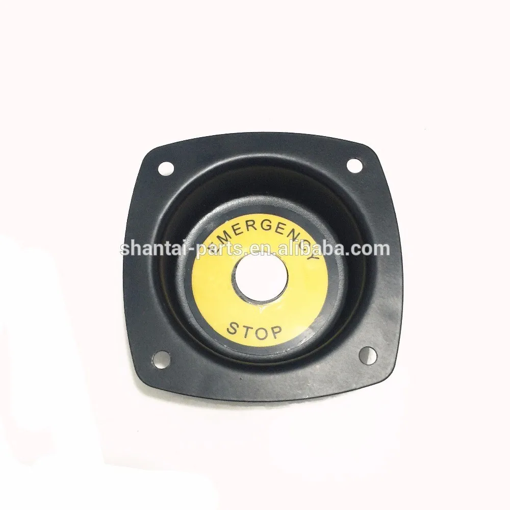 Diesel Generator Recessed Estop Plate Jtz648 Carbon Steel Black Coated ...