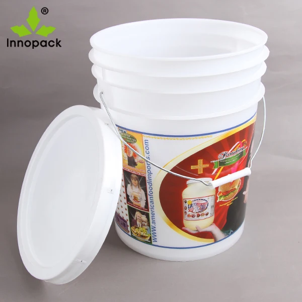 Round American Style 20 Liter Construction Pail Bucket Manufacturers ...