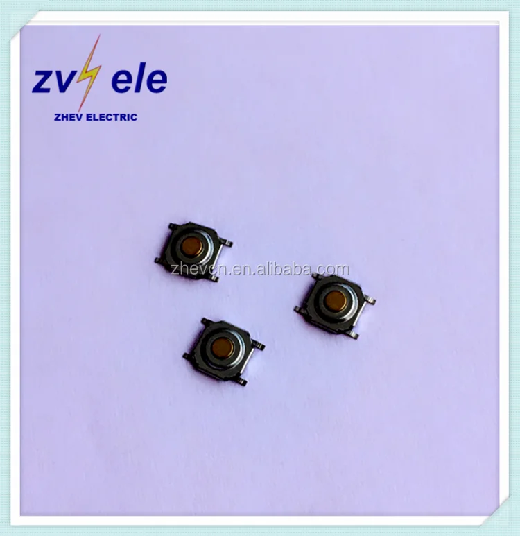 Smd 4x4mm 180g 4 Pin Tactile Switch With 5.2x5.2mm Reel Packing 250gf ...