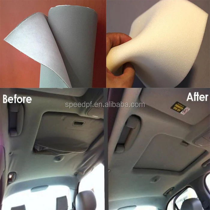 Premium Self-adhesive Glue High Soft Car Interior Wrapping Vinyl ...