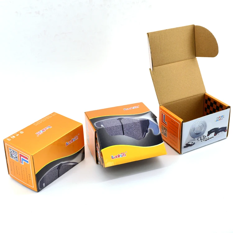 Custom Design Corrugated Foldable Paper Packaging Brake Pads Box For ...
