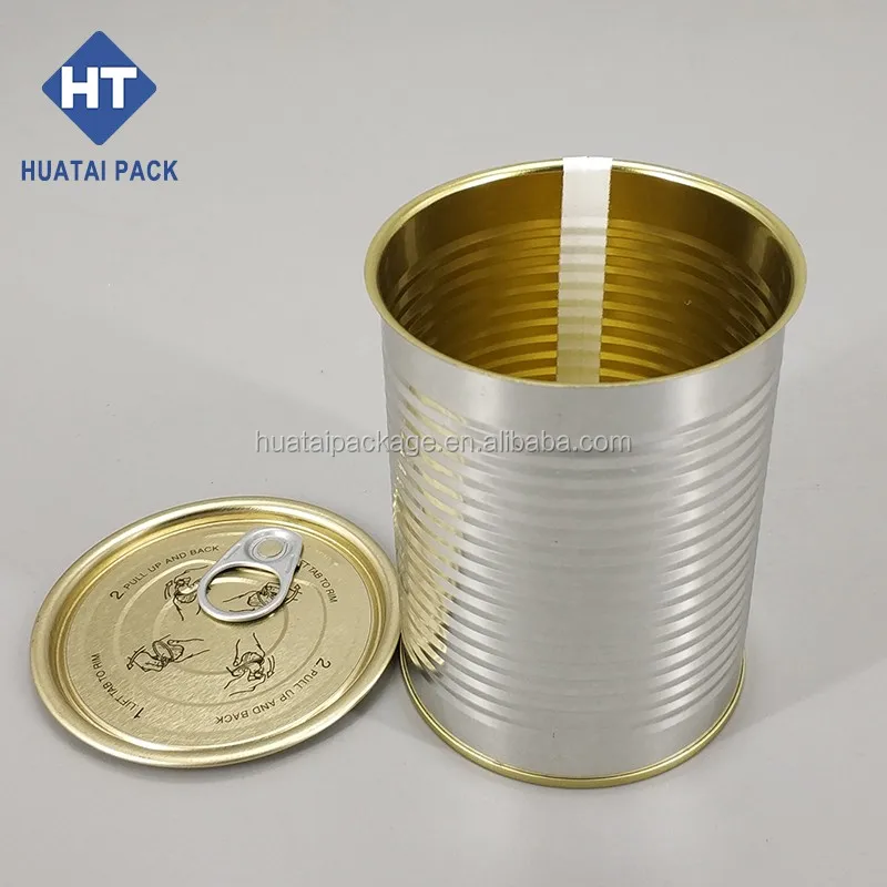 380ml Food Can Easy Open Lid,Round Food Easy Open Cans,Cylindrical Tin ...