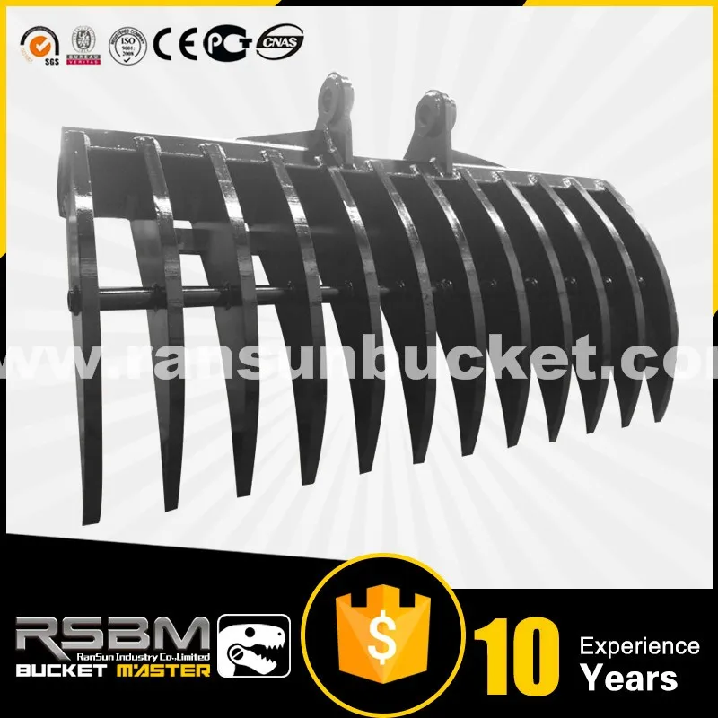 Rsbm Root Rake Bucket Brush Rake For Excavator And Backhoe - Buy Root ...
