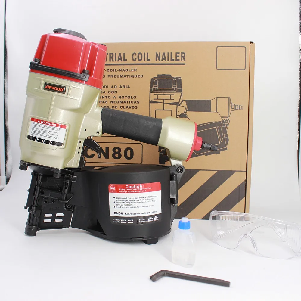 Upwood Cn90 Made In China Manufacturer Coil Nailer Pneumatic Nailer Gun ...