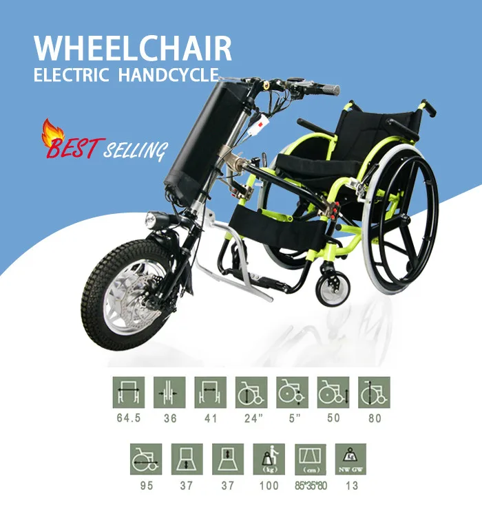 Cnebikes 12inch Electric Wheelchair Hand Cycles For Disabled People ...