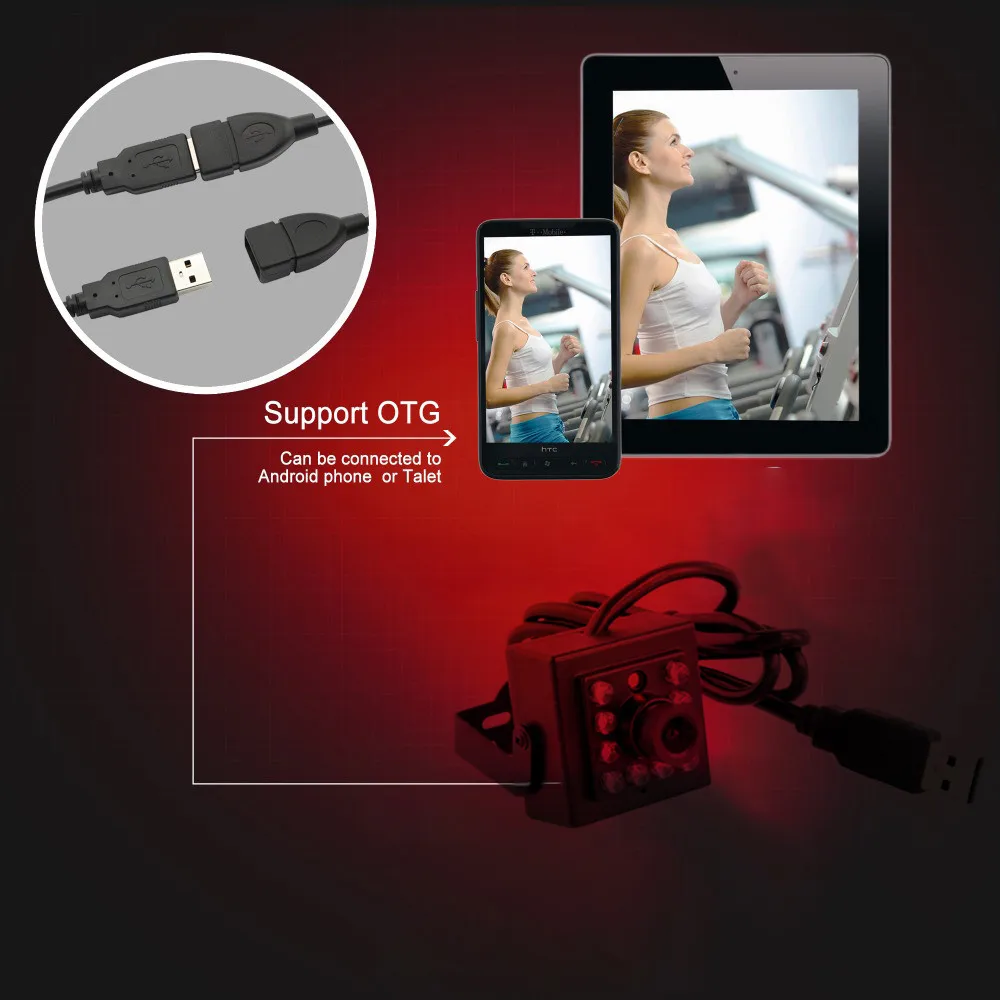 OV2710 Mini USB IR Camera - 1080P High Speed CCTV Security