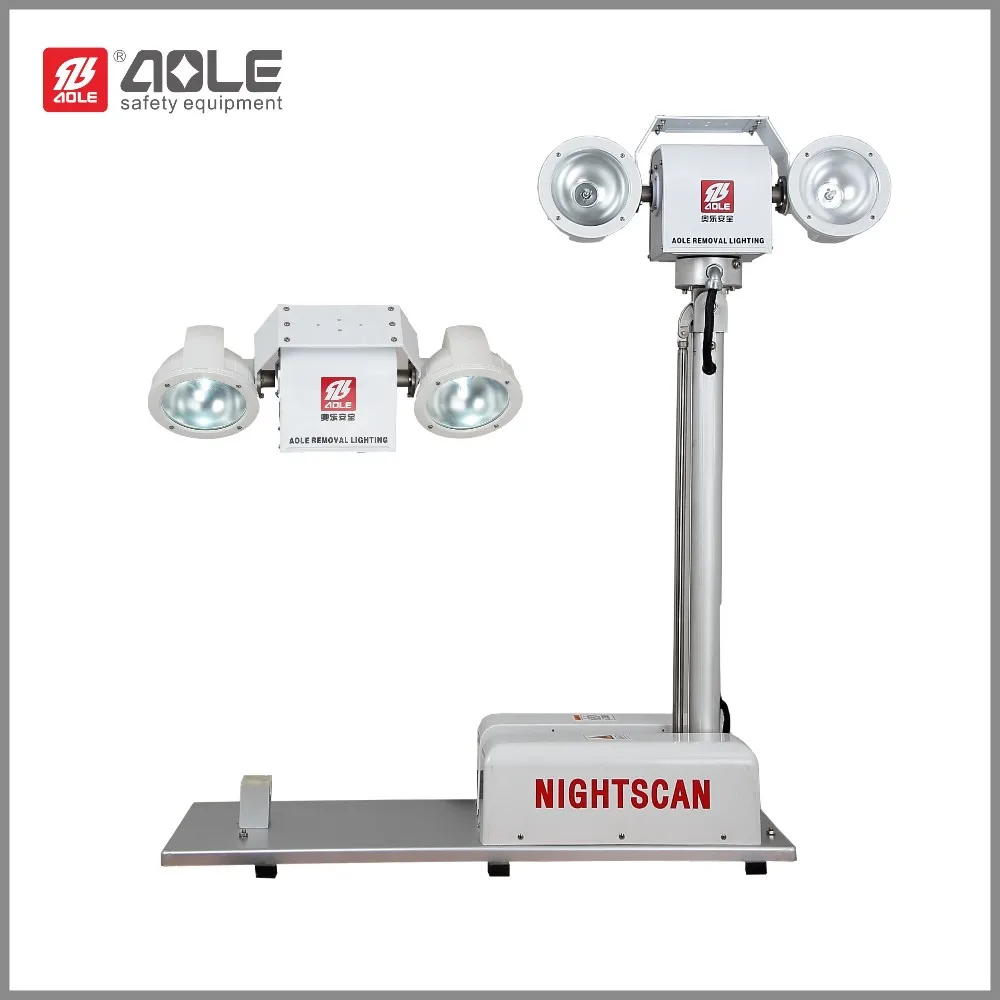 Vehicle-mounted Light Tower Telescopic Lighting System Mast High Mast ...