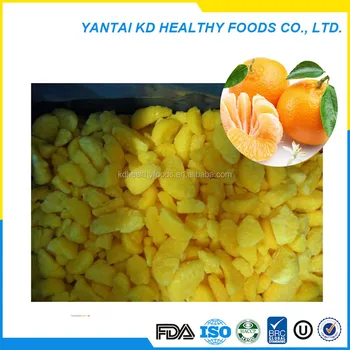 Yantai Kd Peeled Frozen Mandarin Orange - Buy Peeled Frozen Mandarin ...