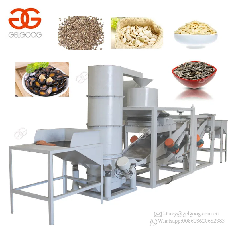 Watermelon Hemp Seeds Shelling Line Melon Seed Separating Pumpkin Seeds ...