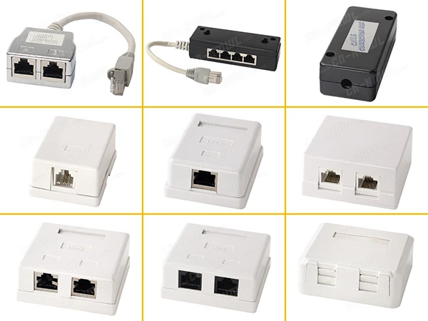 1 Port Cat5e Rj45 Mini Junction Box - Buy Mini Junction Box,Rj45 Mini ...