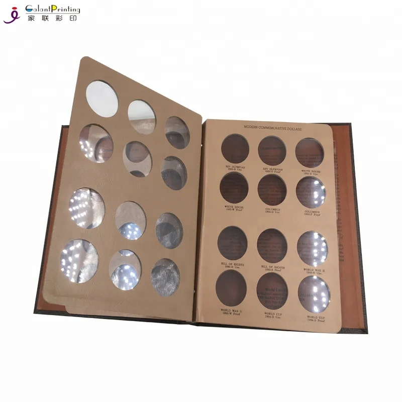 Wholesale Cardboard Collection Functional Album Customized Coin Folder ...