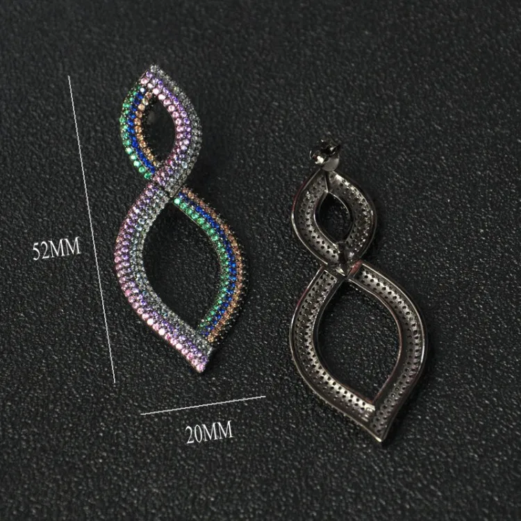 OB Jewelry-China Wholesale Custom Rainbow Cubic Zirconia Brazilian ...