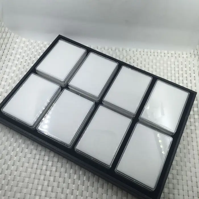 Clear Rectangular Acrylic Gemstone Display Box 8 Boxes /set Acrylic Gem ...