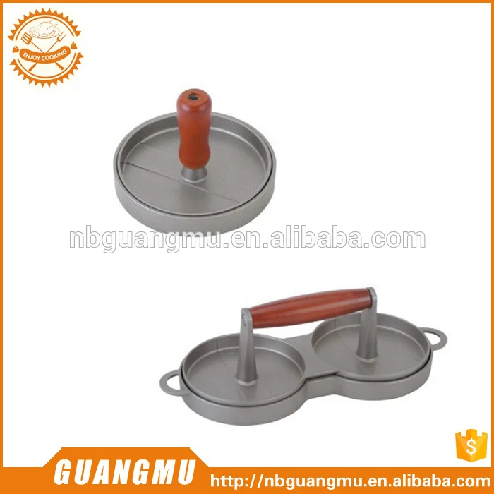Cooking Burger Press Bbq Stove Household Cast Aluminum Single Burger ...
