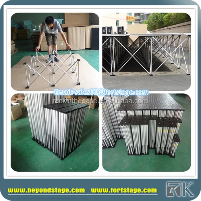 Aluminum Carpet Panel Stage with Portable Stage Folding Riser| Alibaba.com
