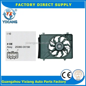 Oe# 25380-0x150 Auto Air Conditioning Radiator Fan For Hyundai I10 ...