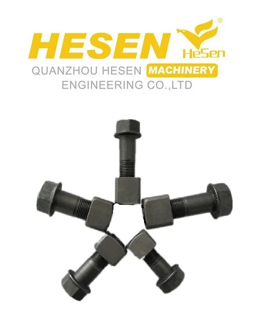 Grade A+ 42mocr Bulldozer Track Pad Bolts Nuts For Excavator - Buy ...