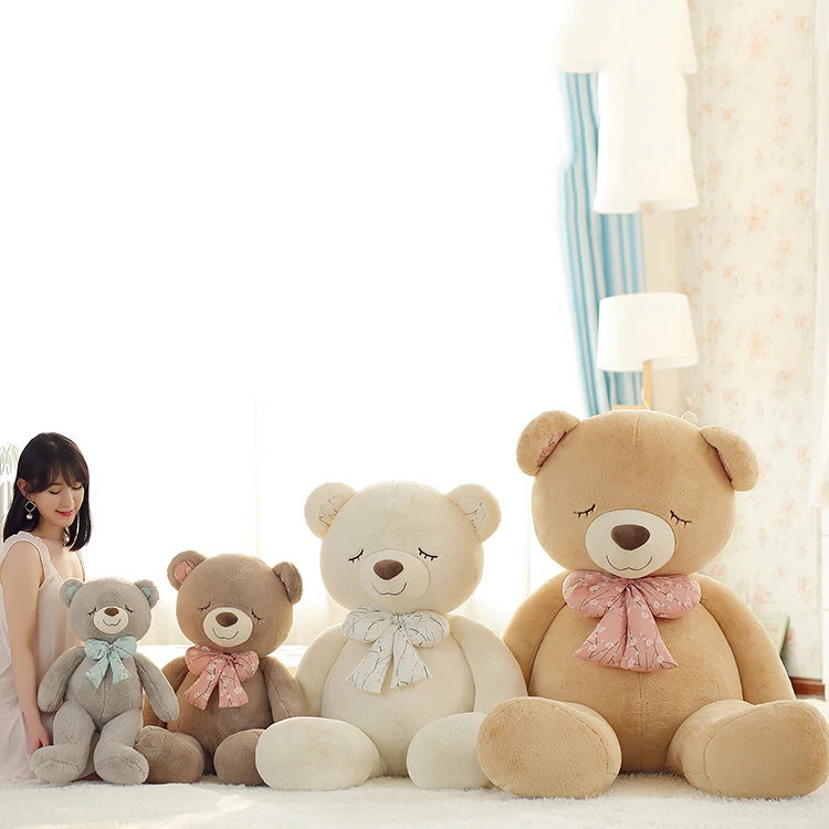 China Factory Direct Sale Plain Sleeping Teddy Bear Soft Toy - Buy ...