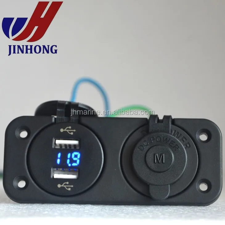 New Heavy Duty Surface Mount 12 Volt Dc Merit Socket With Merit Plug ...