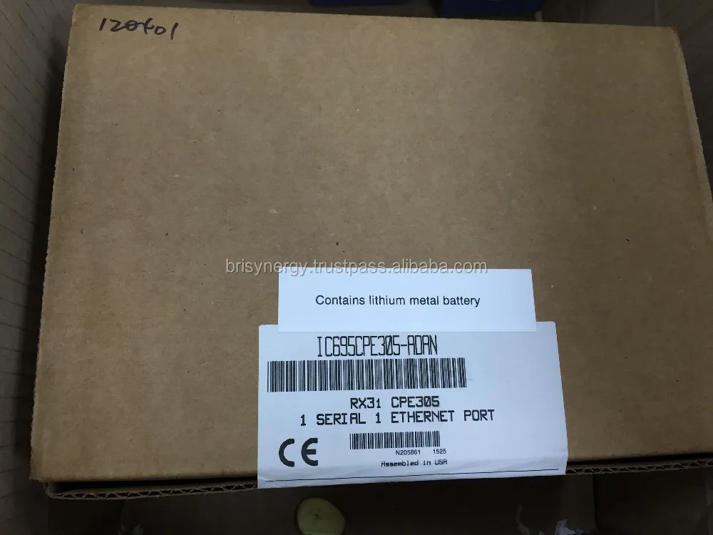 Ge Ic695cpe305 Rx3i Cpe305 1 Serial 1 Ethernet Port Cpu Energy Pack ...
