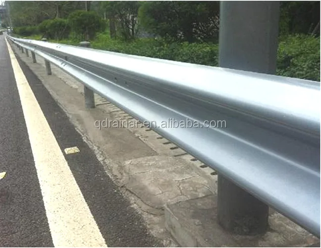 Highway Safety Corrugated Guard Rail With Round Post - Buy Highway ...