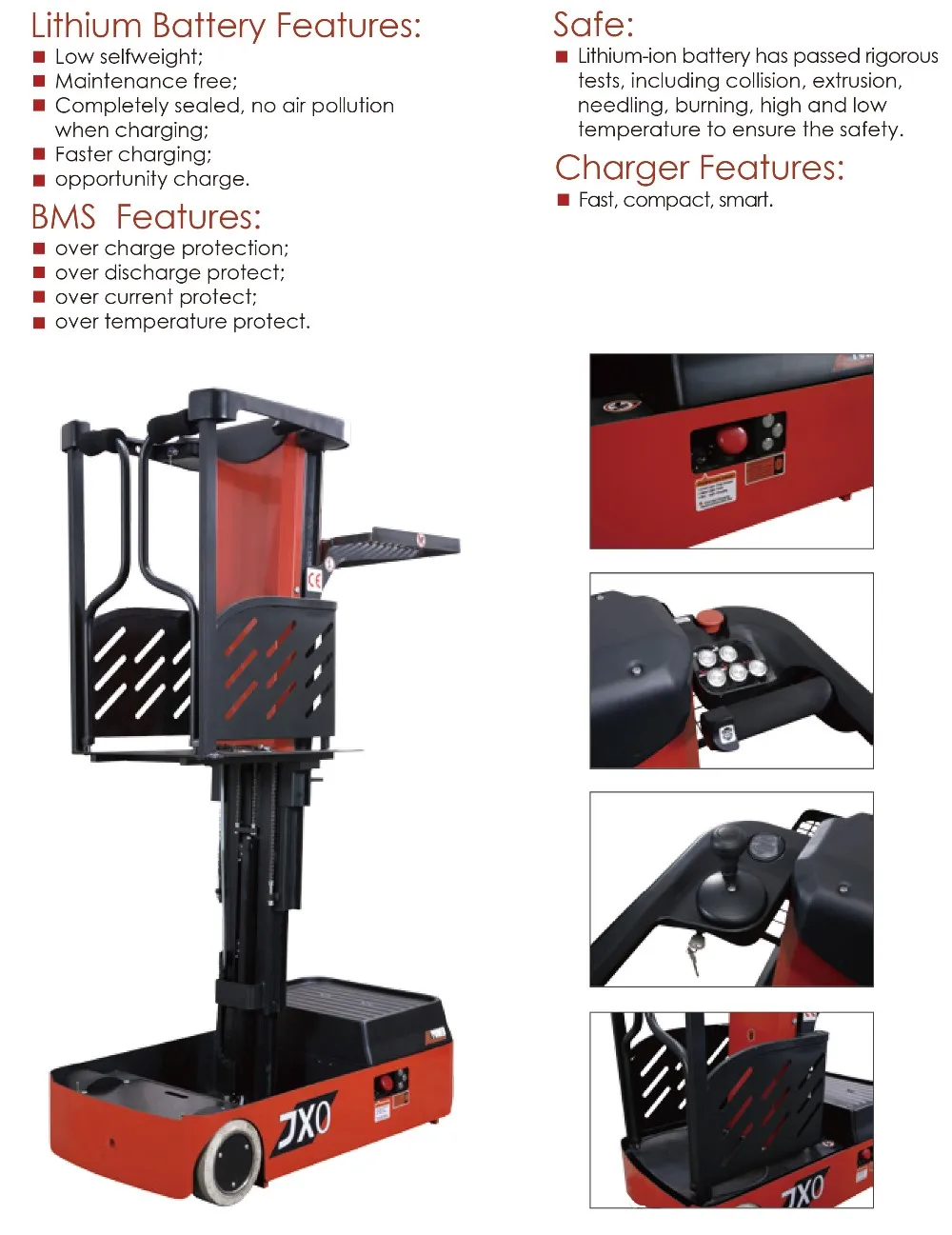Wav Series Electric Order Picker - Max Lifting Height 3600 MM