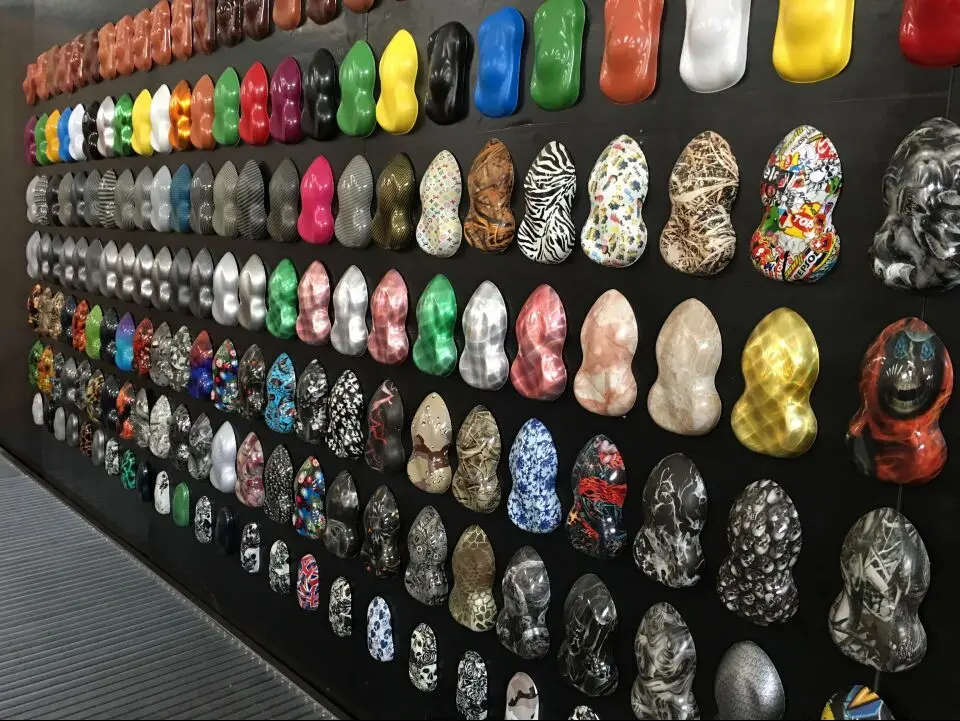 Plastic Speed Shapes For Chrome Spray Water Transfer Printing Sample ...