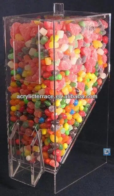 Acrylic Hopper Tube Dispenser Cereal Dispenser Fd140505001 - Buy ...