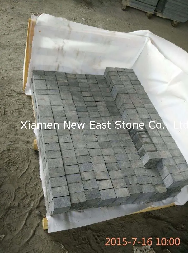 Outdoor Garden Cube Cobble Road Paver Stone Block Per Square Meter ...