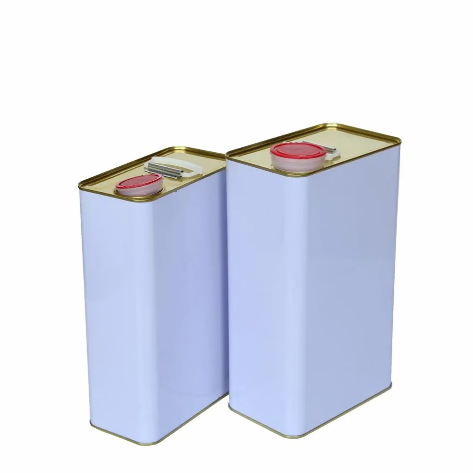 18 Liter Square Paint Tin Can Bucket Screw Top With Handle - Buy 18 ...