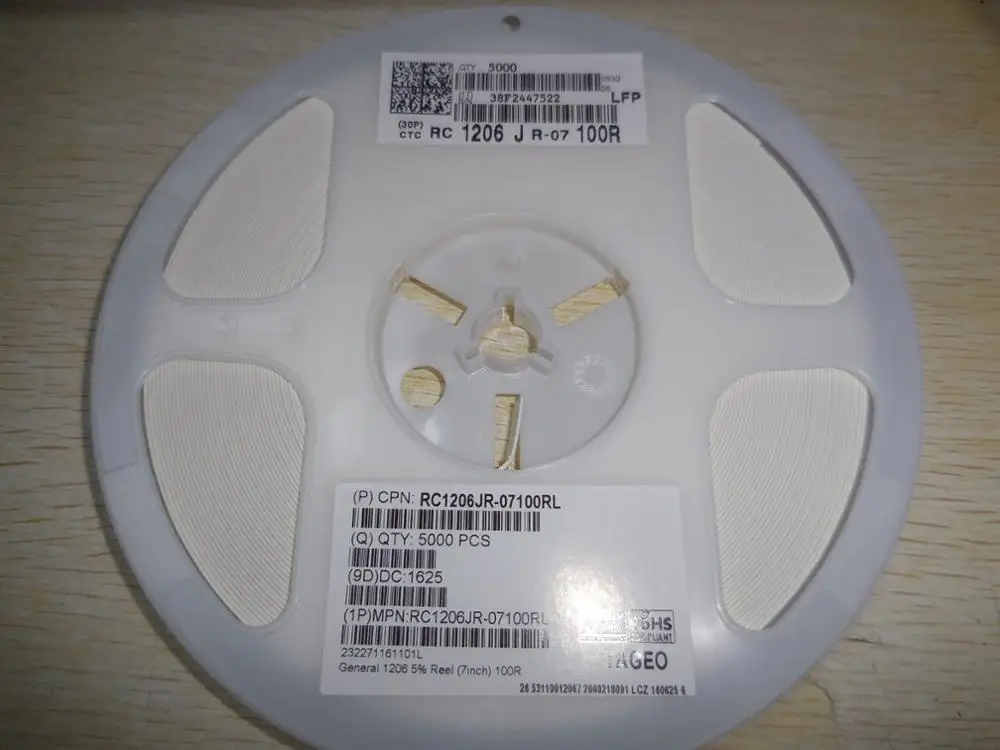 Rc1206jr-07100rl General Purpose Chip Resistors Smd Resistor Code - Buy ...
