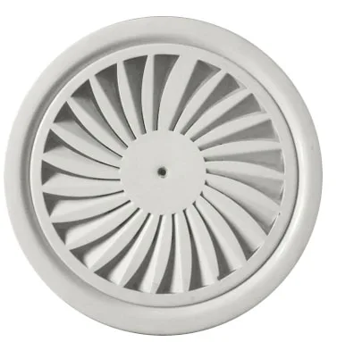 Aluminum Decorative Round Ceiling Supply Air Diffuser For Hvac System ...