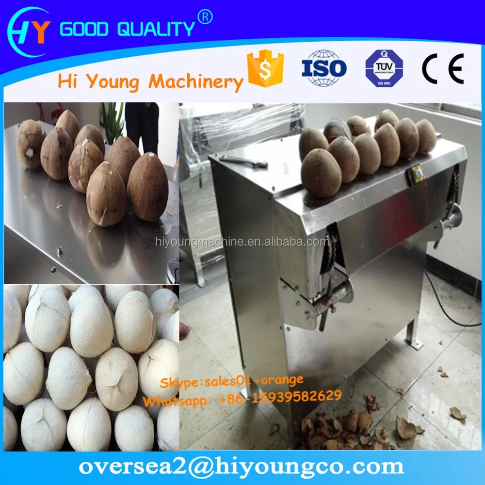 Automatic Coconut Husk Remover /coconut Shell Removing Machine ...
