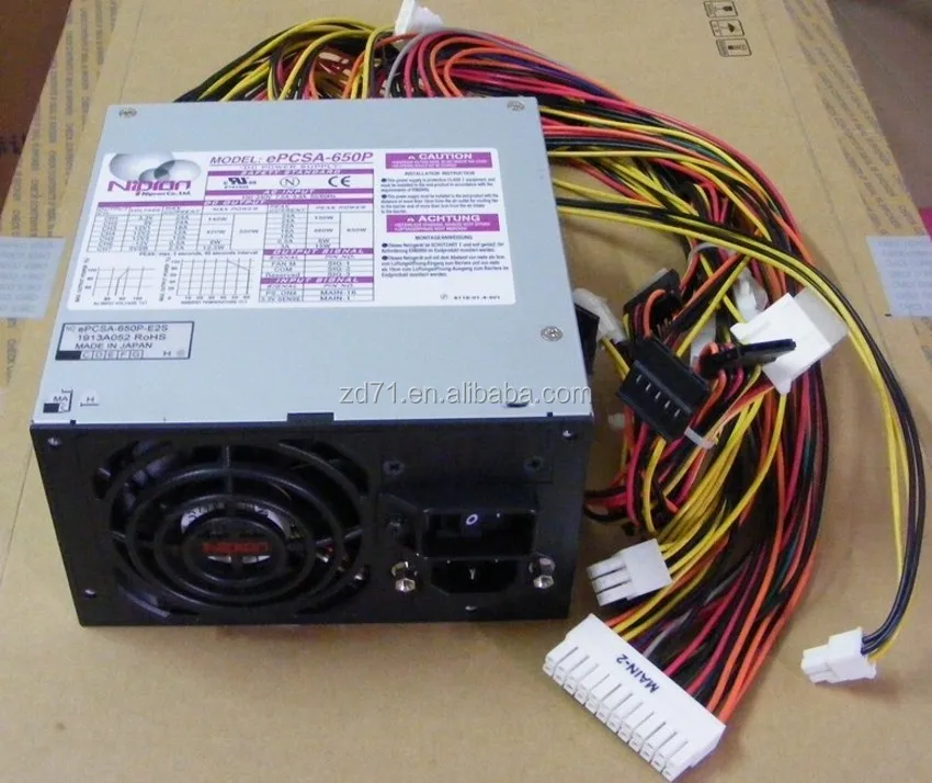Epcsa-650p Epcsa-650p-e2s 650w Medical Power Supply Psu Well Tested ...