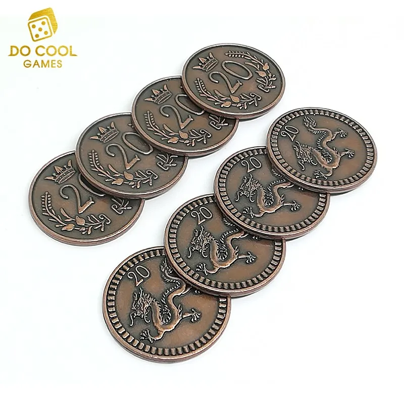 Promotional Metal Custom Dollar Metal Token For Board Game - Buy Metal ...